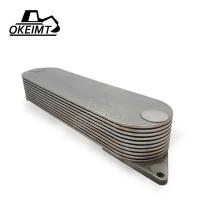 China 157101480 Diesel Engine Oil Cooler for Hino EF750 EF750T EF550 Excavator Parts | High-Performance Cooling System for sale