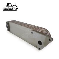 China 157101480 Diesel Engine Oil Cooler for Hino EF750 EF750T EF550 Excavator Parts | High-Performance Cooling System for sale