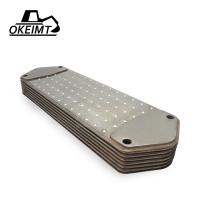 China Scania Oil Cooler Part 1333183 for T114 C/340, 124 L/420 Engine Models - Heavy Duty Excavator Heat Exchanger for sale