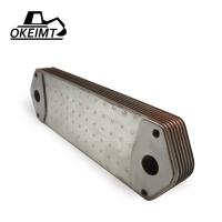 China Scania Oil Cooler Part 1333183 for T114 C/340, 124 L/420 Engine Models - Heavy Duty Excavator Heat Exchanger for sale