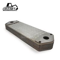 China Scania Oil Cooler Part 1333183 for T114 C/340, 124 L/420 Engine Models - Heavy Duty Excavator Heat Exchanger for sale