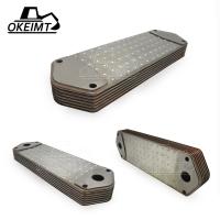China Scania Oil Cooler Part 1333183 for T114 C/340, 124 L/420 Engine Models - Heavy Duty Excavator Heat Exchanger for sale
