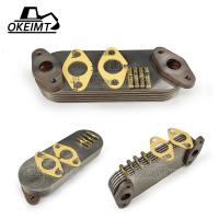 China 4D105 Excavator Diesel Engine Oil Cooler Core 6134-61-2113 600-651-1421 for Heavy Machinery Parts for sale
