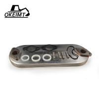 China Isuzu 4HK1 Engine Oil Cooler Core 8-97334100-1 Aluminum Die Casting for Excavators for sale
