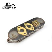 China Mitsubishi 4M40-4P Engine Oil Cooler 15710-66020 for Excavator Parts - High Performance Cooling System for sale