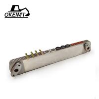 China Hitachi 6D22 6D24 Excavator Engine Oil Cooler Core ME054110 5P High Performance for sale