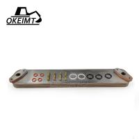 China Hitachi 6D22 6D24 Excavator Engine Oil Cooler Core ME054110 5P High Performance for sale