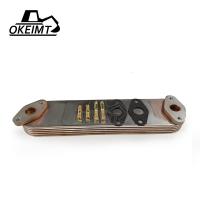 China Komatsu Oil Cooler 600-651-1520 6D95-5P for PC200-5 PC210-5 PC220-5 Excavator Engine Parts for sale