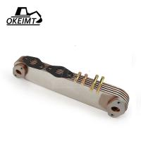 China Komatsu Oil Cooler 600-651-1520 6D95-5P for PC200-5 PC210-5 PC220-5 Excavator Engine Parts for sale