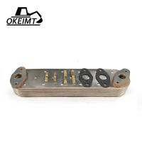 China Komatsu Engine Oil Cooler Core 600-651-1550 6D95-7P for PC200-6 PC220-6 Excavator for sale
