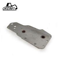 China OKEIMT 3921558 Excavator Engine Oil Cooler for Cummins 6BT High Quality Oil Cooler Core for sale