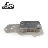 China OKEIMT 3921558 Excavator Engine Oil Cooler for Cummins 6BT High Quality Oil Cooler Core for sale