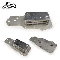 China OKEIMT 3921558 Excavator Engine Oil Cooler for Cummins 6BT High Quality Oil Cooler Core for sale