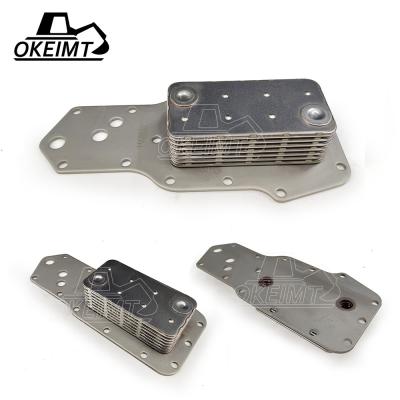China OKEIMT 3921558 Excavator Engine Oil Cooler for Cummins 6BT High Quality Oil Cooler Core for sale