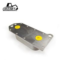 China OKEIMT 3966365/3957533 Engine Oil Cooler Core for Cummins ISC 6D114 Excavator Parts for sale