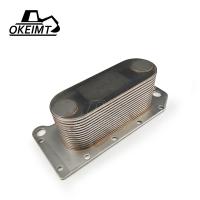 China OKEIMT 3966365/3957533 Engine Oil Cooler Core for Cummins ISC 6D114 Excavator Parts for sale