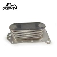 China OKEIMT 3966365/3957533 Engine Oil Cooler Core for Cummins ISC 6D114 Excavator Parts for sale