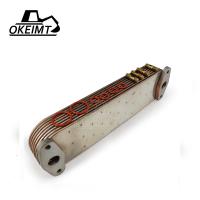 China Excavator Oil Cooler Core 6D125 6152-62-2110 6151-61-2111 Engine Spare Parts for sale
