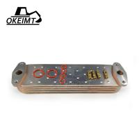 China Excavator Oil Cooler Core 6D125 6152-62-2110 6151-61-2111 Engine Spare Parts for sale