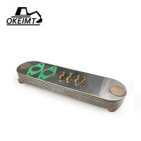 China Engine Oil Cooler 6SD1 6SA1 Excavator Oil Cooler Element 1-21723039-0 for sale
