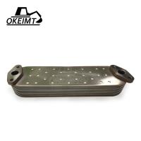 China 8DC9 Excavator Diesel Engine Oil Cooler Core ME093788 9P Construction Machinery Parts for sale