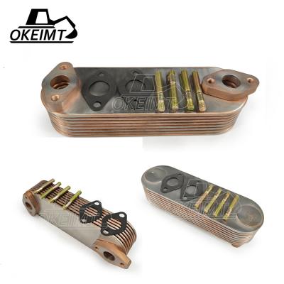 China Oil Cooler for Doosan DE08 Motor 65.05606-5020 Stainless Steel Excavator D1146 8P for sale