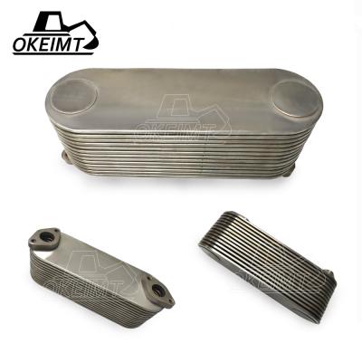 China OKEIMT Shang Chai D6114 Diesel Engine Oil Cooler Core D18-002-40+A D18-002-30+A for Excavator for sale