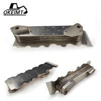 China Doosan DL08 Engine Oil Cooler 65.05606-5030A Oil Cooler Core for Excavator Parts for sale