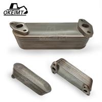 China Hino Engine Oil Cooler Core 132161370 for EP100 P11C EM100 DM100 Excavator Parts for sale