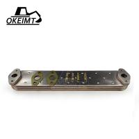 China Excavator Engine Oil Cooler 34339-03100 for CAT E320C S6K-5P Radiator Parts for sale