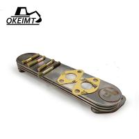 China OKEIMT Oil Cooler Core 15711-1370 15701-1171 for Hino 300 W04D-3P 3 Layers for sale