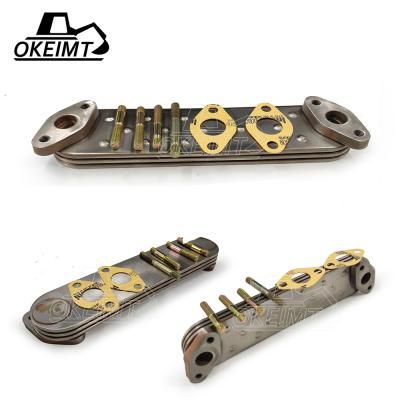 China OKEIMT Oil Cooler Core 15711-1370 15701-1171 for Hino 300 W04D-3P 3 Layers for sale