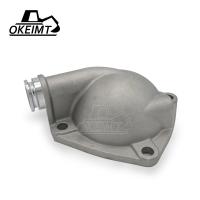 China Kobelco SK200 6D31 Excavator Oil Cooler Cover ME082534 Engine Parts for sale