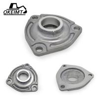 China Aluminum Die Casting 4D31 Oil Cooler Cover for Mitsubishi Excavator ME014757 for sale