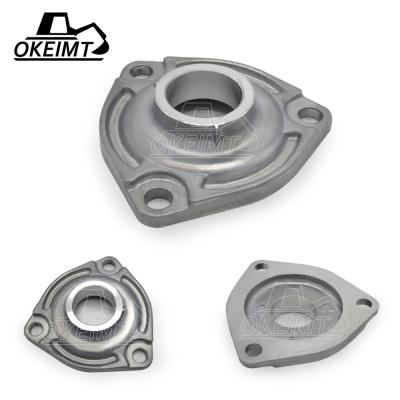 China Aluminum Die Casting 4D31 Oil Cooler Cover for Mitsubishi Excavator ME014757 for sale