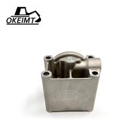 China Excavator Engine Oil Filter Head 4M41 4M40 Aluminum Seat Base for Isuzu for sale
