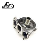 China New 1R-1807 Oil Filter Head Fit For CATEE C7 Engine E325D E329D Excavator Oil Filter Head  E329D for sale