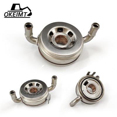 China Kubota V2607 Oil Cooler Core 1J700-37011 - OEM Standard Size for Excavator Engine Parts for sale