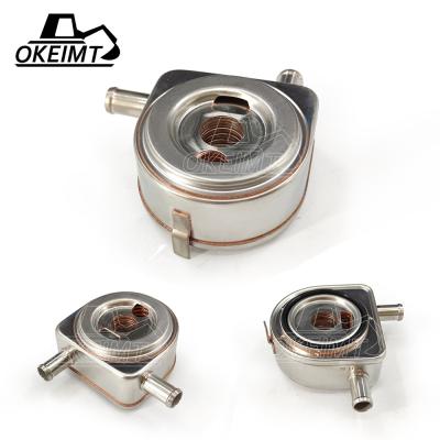 China Kubota V3300 V3600 V3800 High Performance Oil Cooler 1J550-37010 1C010-37010 1C010-37012 for Excavator Engine Parts for sale