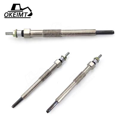 China 24V Engine Plug Glow Set For Mitsubishi 6D34 6D34T Engine Kobelco Excavator for sale
