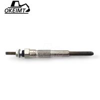 China Komatsu 6D95 6D95L Glow Plug 24V 6pcs Set for PC200-3 PC200-5 PC200-6 Excavator for sale