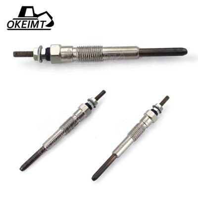 China Komatsu 6D95 6D95L Glow Plug 24V 6pcs Set for PC200-3 PC200-5 PC200-6 Excavator for sale