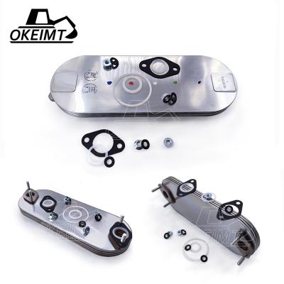 China 8973341002 Engine Oil Cooler Core For ISUZU 4HE1T 4HK1T for sale