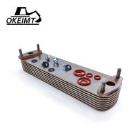 China 6152-62-2210 Engine Oil Cooler Core for Komatsu PC400-6 WA480-5 WA460-5 WA430-5 for sale