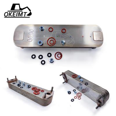 China 6152-62-2210 Engine Oil Cooler Core for Komatsu PC400-6 WA480-5 WA460-5 WA430-5 for sale