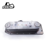China 2674743 Engine Oil Cooler Core for CAT 3116 C7 Irregular Shape 12V for sale