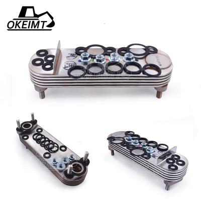 China Engine Oil Cooler Core VH157121880A for J05E J05C SK250-6 SK260-8 SK200-8 SK240 for sale