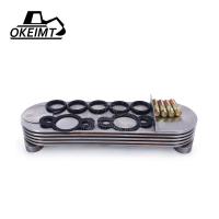 China VH157121880A Engine Oil Cooler Core for J05E J05C Excavator SK250-6 SK260-8 SK200-8 SK240 for sale
