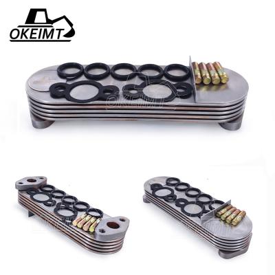 China VH157121880A Engine Oil Cooler Core for J05E J05C Excavator SK250-6 SK260-8 SK200-8 SK240 for sale