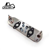 China Engine Parts S4K-N-4P Oil Cooler Core Aluminum Die Casting for sale